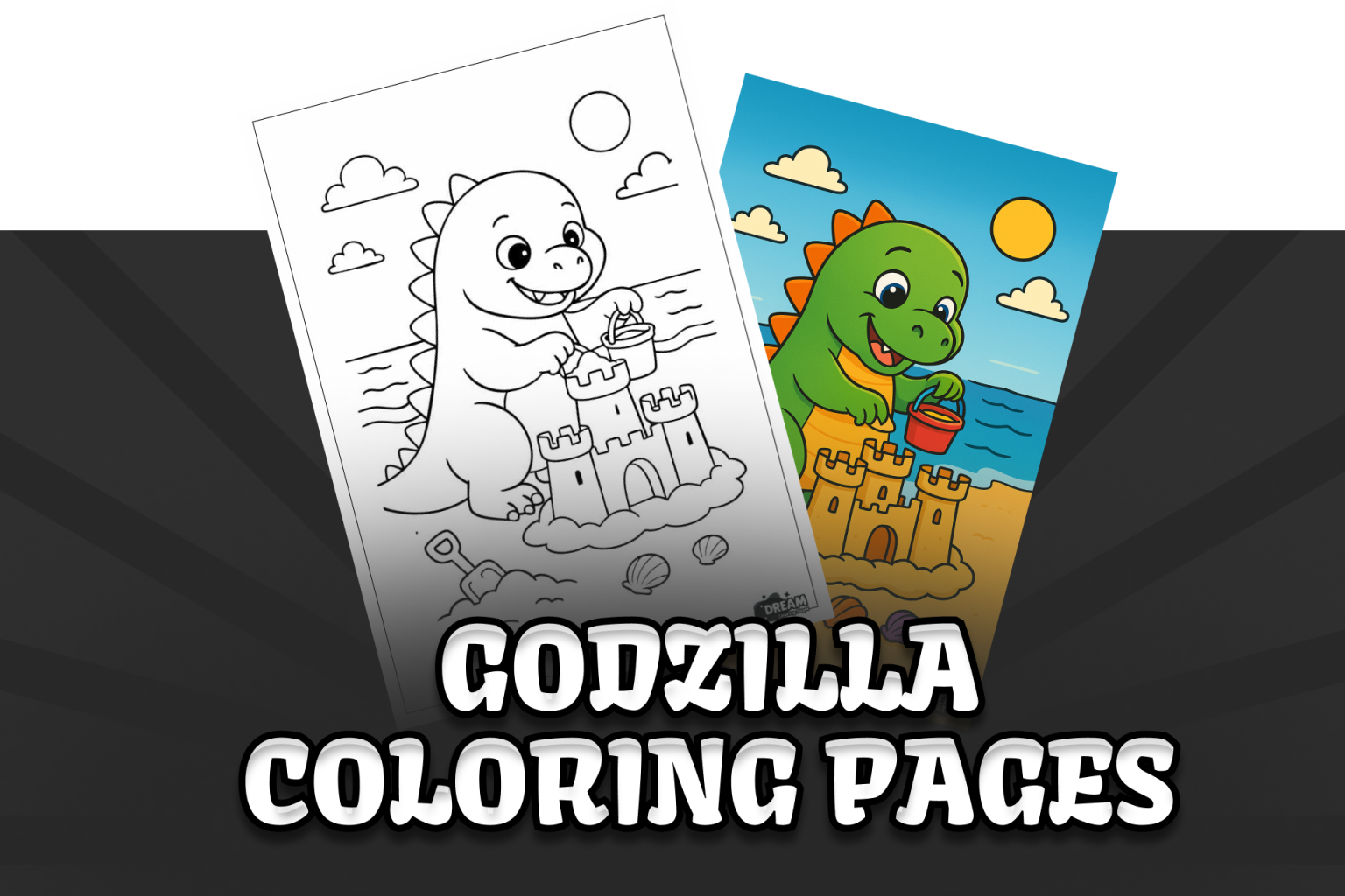 Free Godzilla Coloring Pages – Printable Monster Fun for Kids