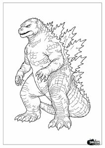 Free Godzilla Coloring Pages – Printable Monster Fun for Kids